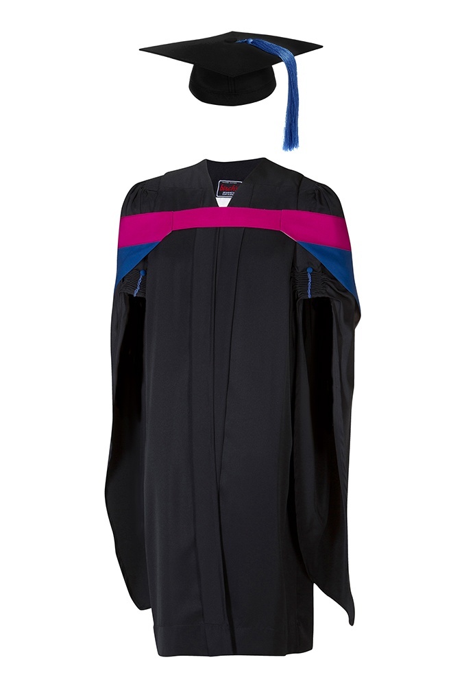 Graduation Gown - Business & Economics Science 3 Year Degree full set ...