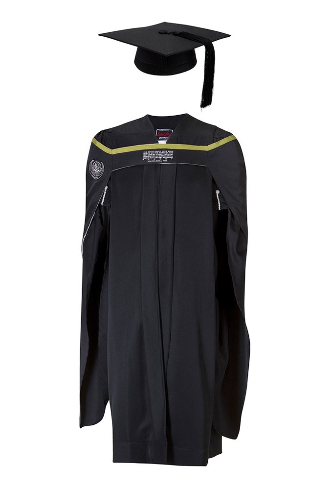 Graduation Gown - Engineering Degree full set in Polyester Cashmere - WSU